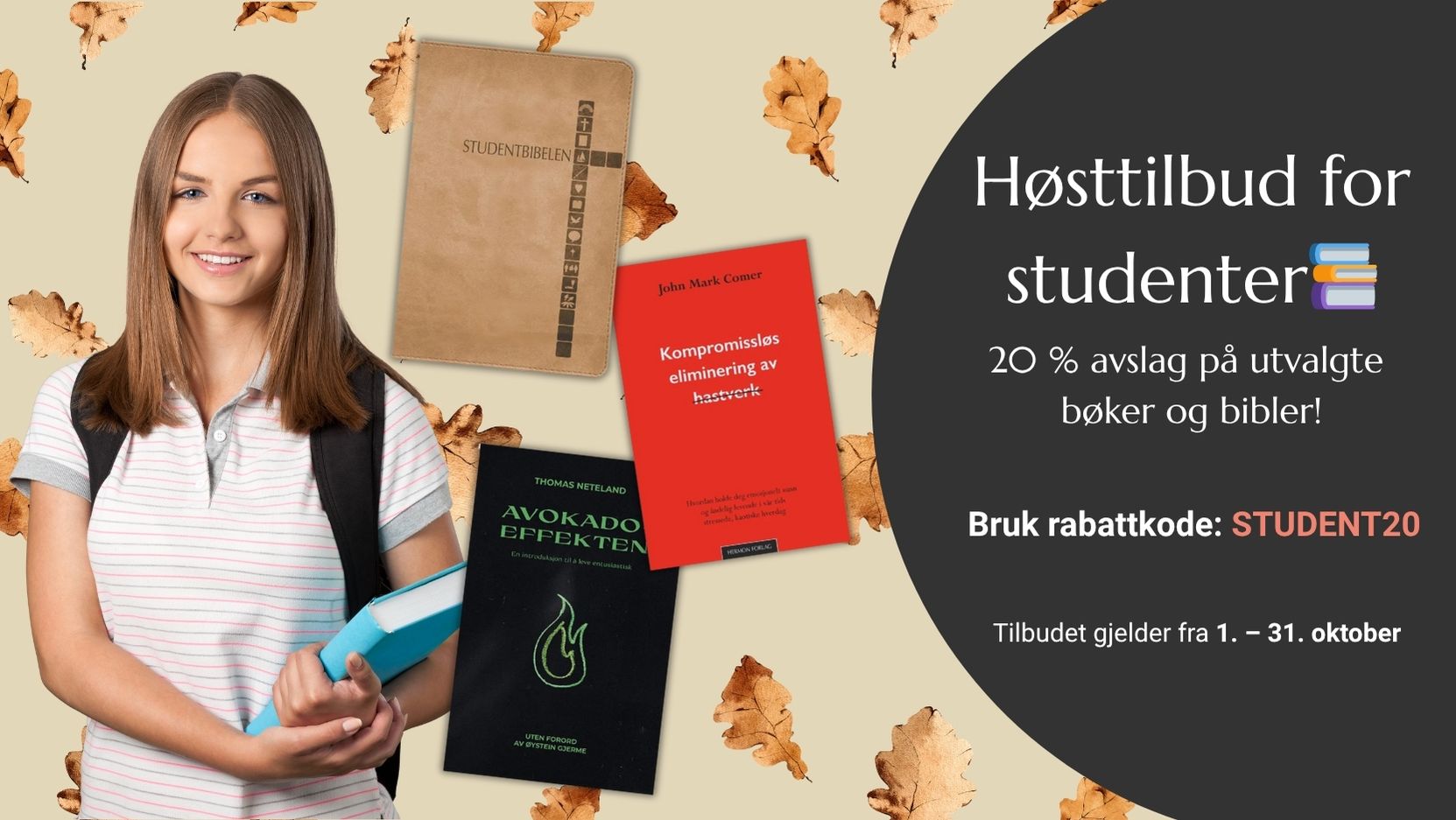 Høsttilbud for studenter - Hermon Forlag